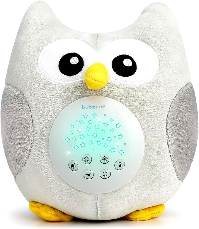 Amazon.com: Bubzi Co Baby Sound Machine, Portable Owl Soother & Baby ...