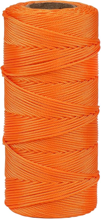 Orange 328 Feet Bricklaying Line, Braided Brick Builders Line Strong ...