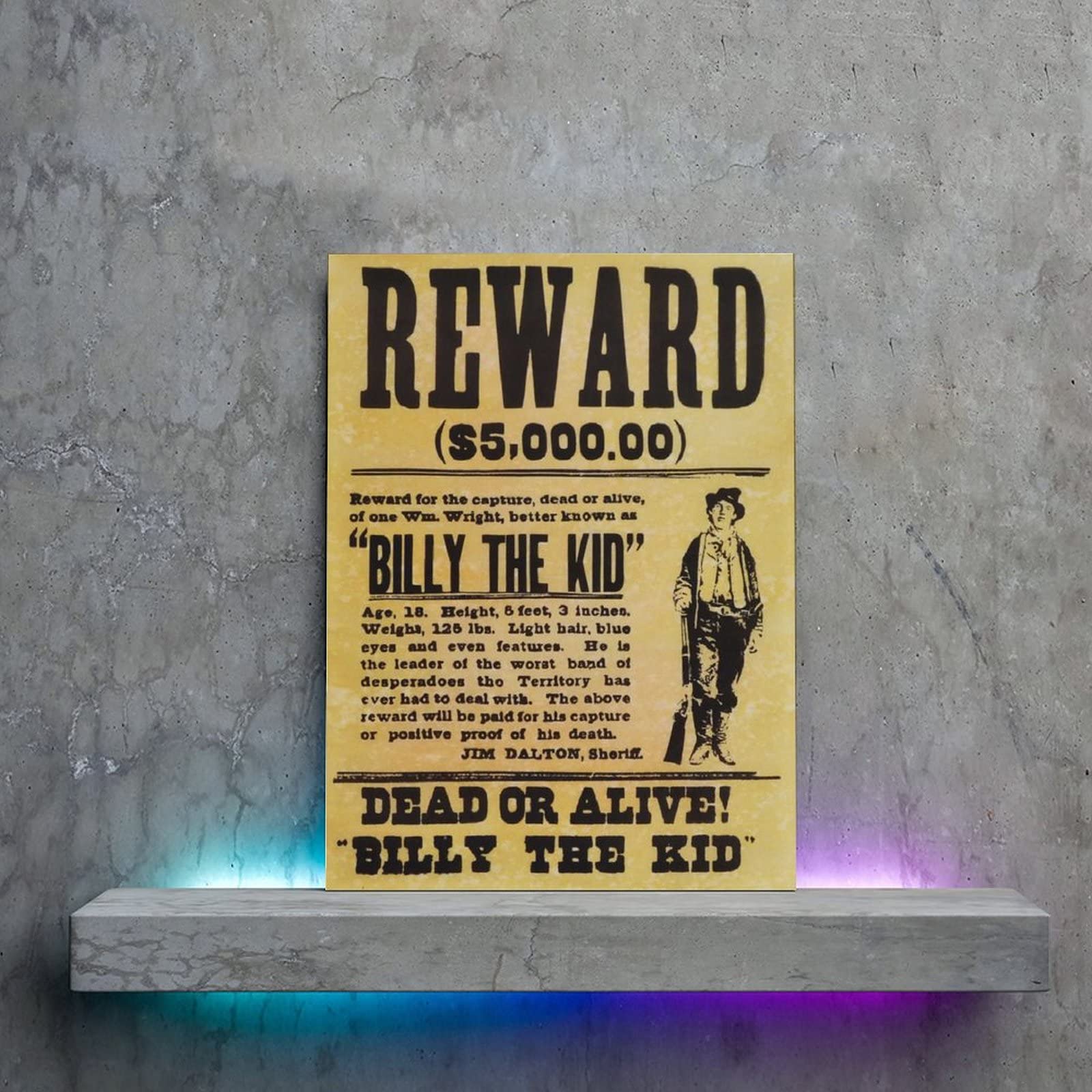Authentic Billy The Kid Wanted Poster
