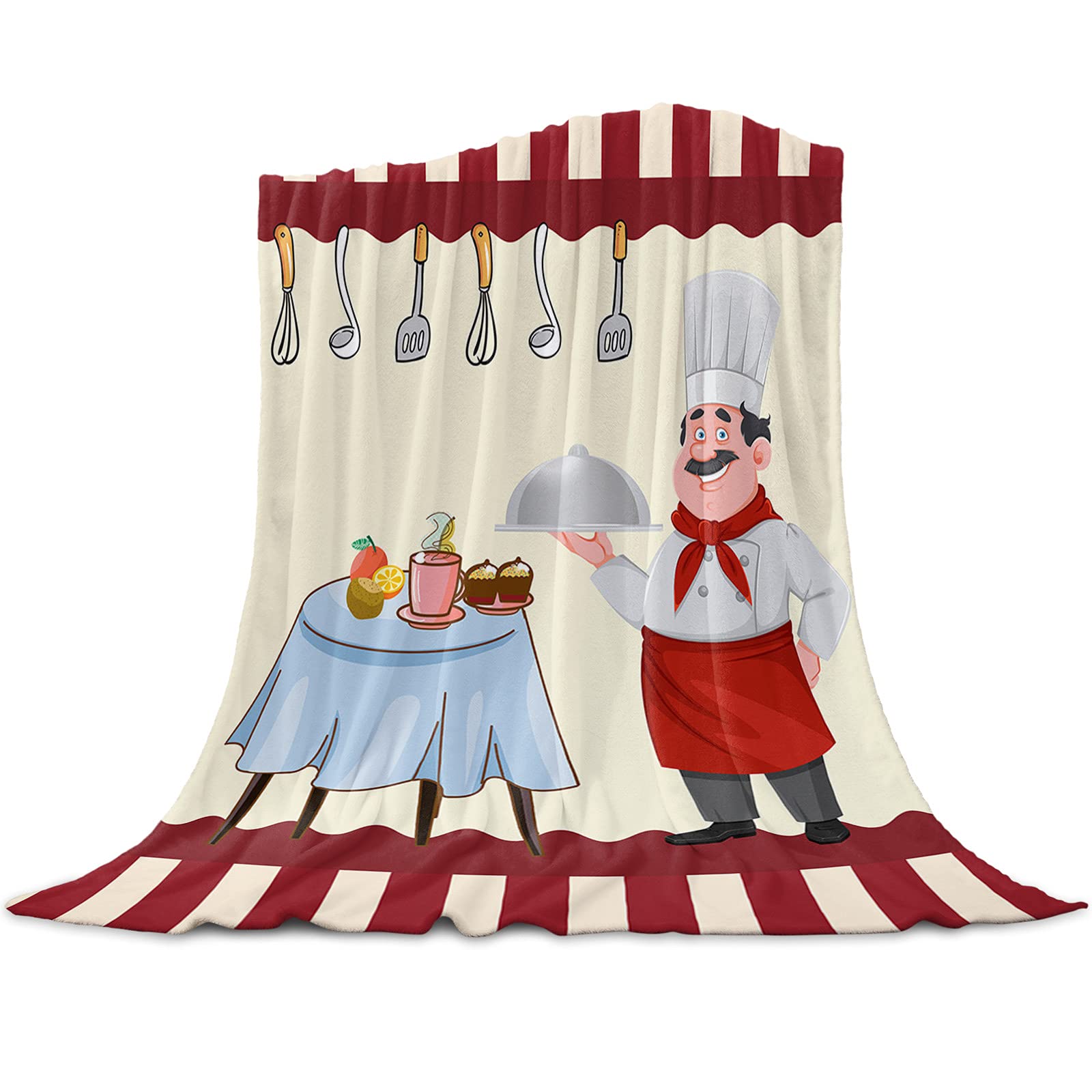 Dinner Table With Food Cartoon
