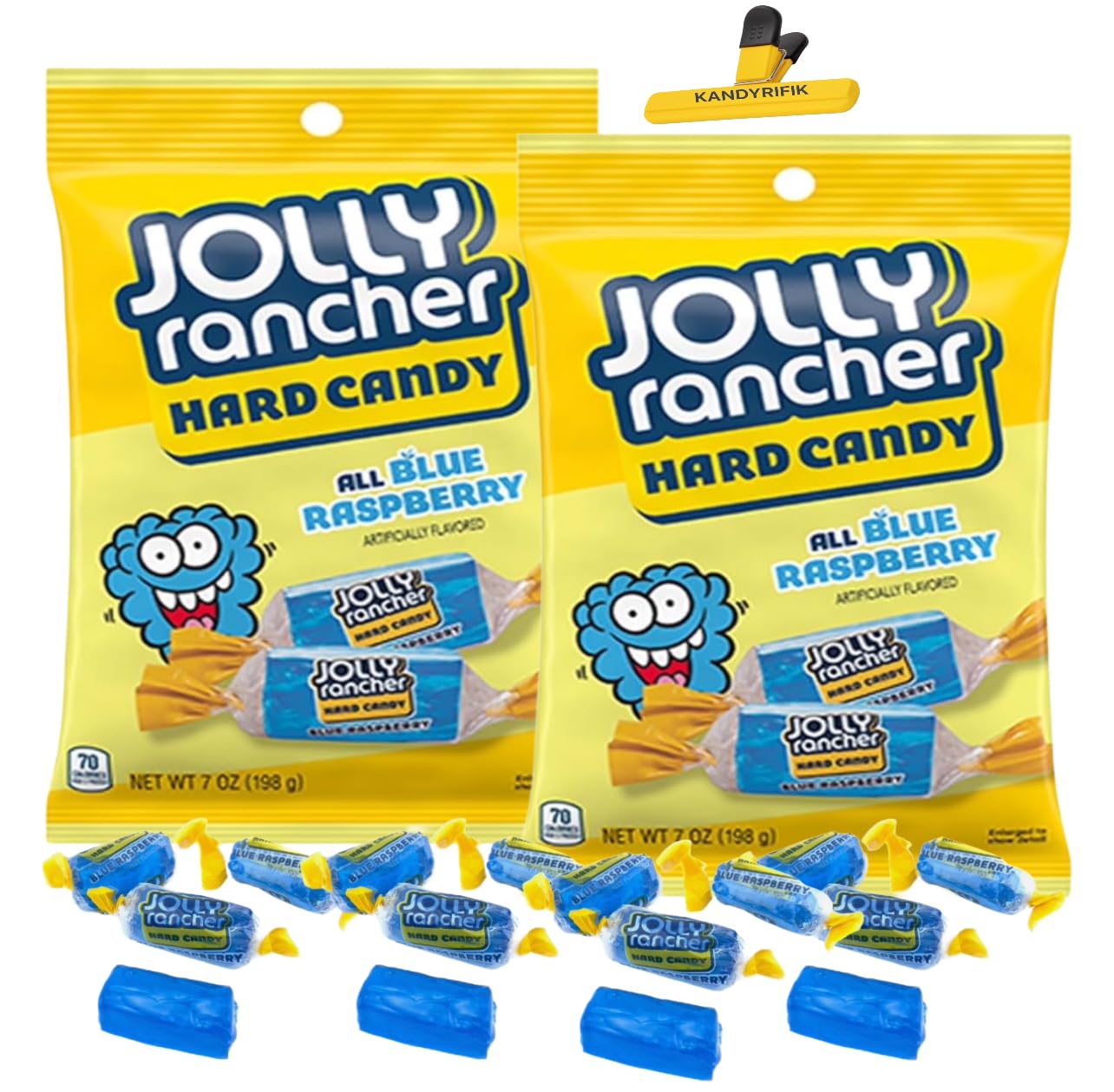 Amazon.com: CLASSIC ORIGINAL JOLLY RANCHER HARD CANDY (2 PACK BLUE ...