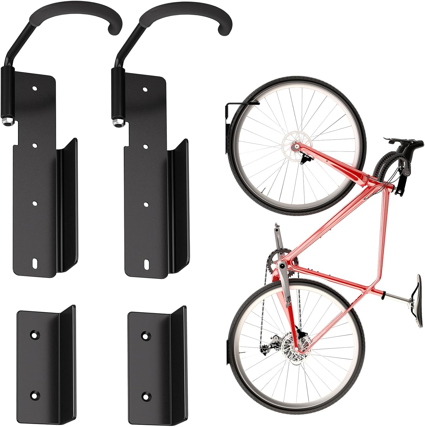 Amazon.com: SGLOREX Bike Racks, 90° Swivel Bike Rack, Garage Bike Rack ...