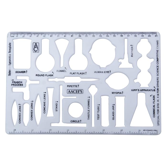 Buy AACEE'S Chemistry Science Stencil Template Drafting Design ...