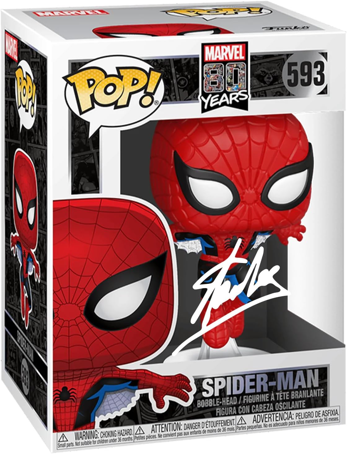 Stan Lee Spider-Man #593 Facsimile Signed Reprint Laser Autographed ...