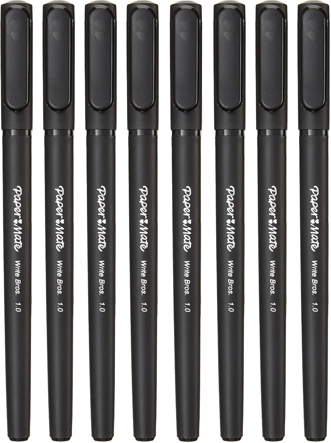 Paper Mate Write Bros Ballpoint Stick Pen, Black Ink with Black Barrel ...