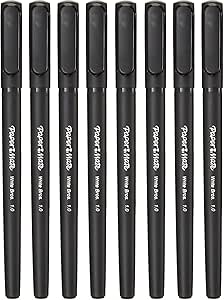 Paper Mate Write Bros Ballpoint Stick Pen, Black Ink with Black Barrel ...
