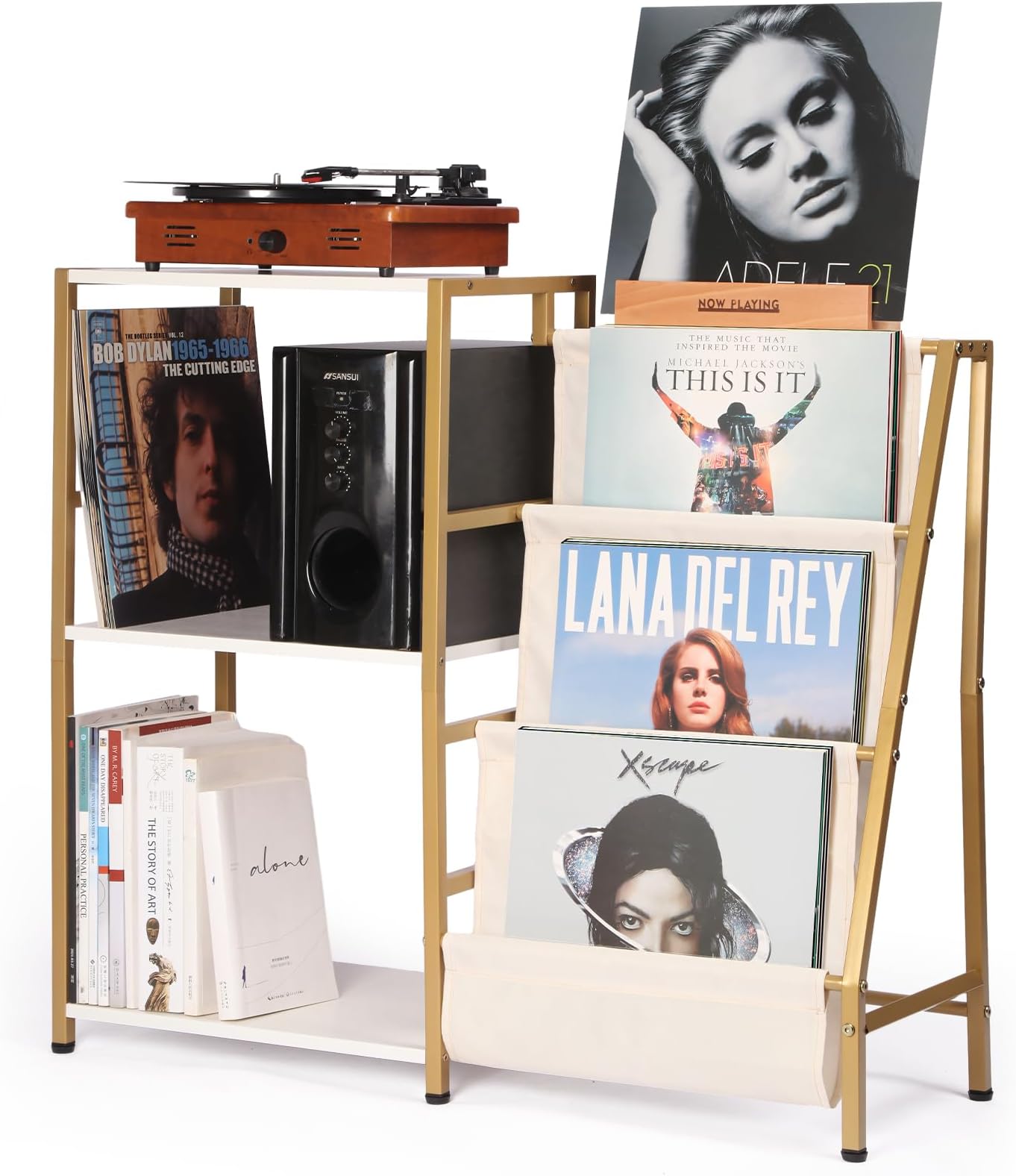 Support de tourne-disque vinyle à 3 niveaux - Table de lecteur de ...