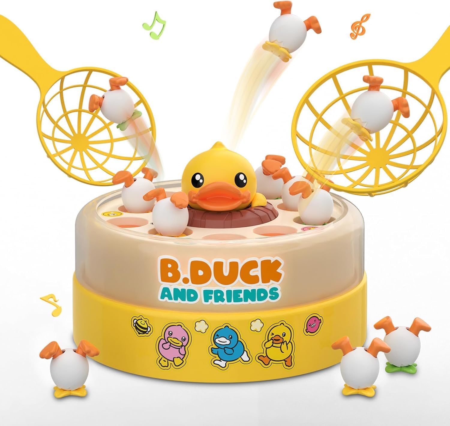 Amazon.com: B.Duck Games for Kids Age 4-6, Board Games Bounce and Catch ...