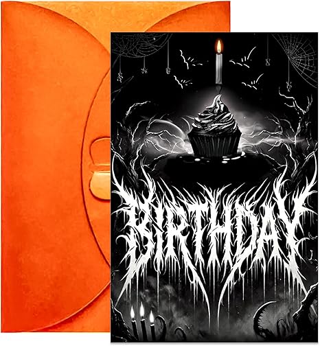 Amazon.com : BIZIBAFF Halloween Birthday Card - Horror Birthday Gift ...