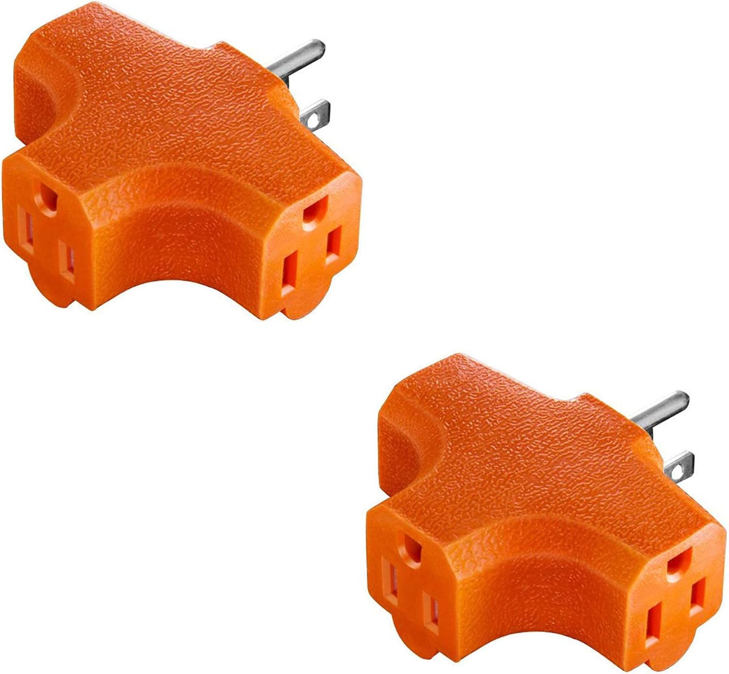 Maxlin Cable Heavy Duty Outlet Extender T-Shaped Adapter with 15 Amps ...