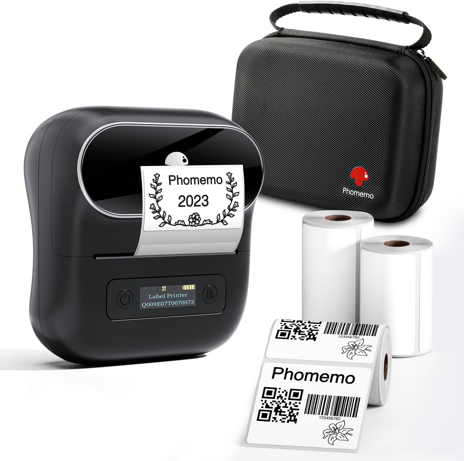 Phomemo M220 Label Maker, Upgrade 80mm Thermal Label Printer, Portable ...