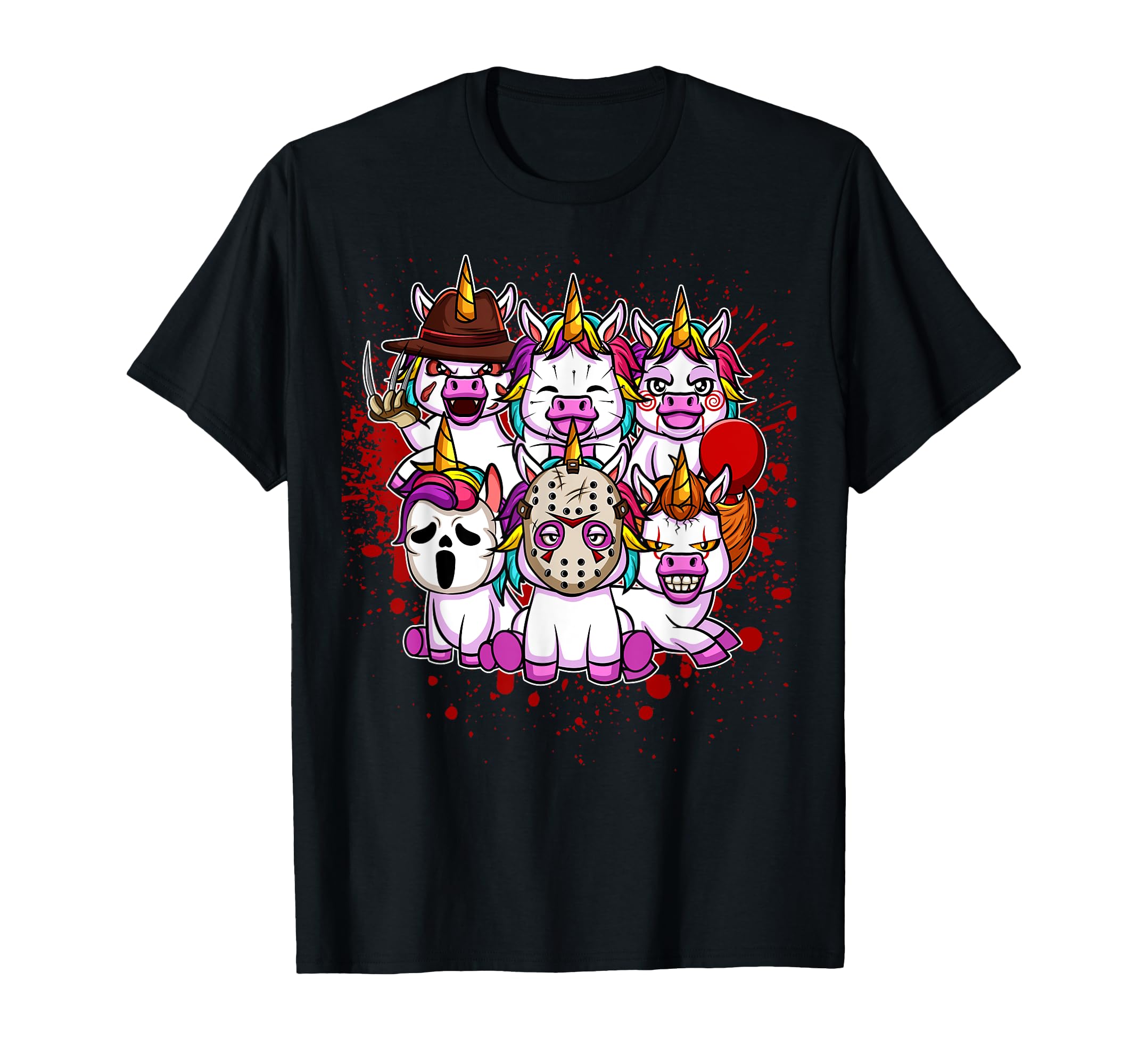 Amazon.com: My Little Horror Crew - Halloween Unicorns T-Shirt : Clothing, Shoes & Jewelry
