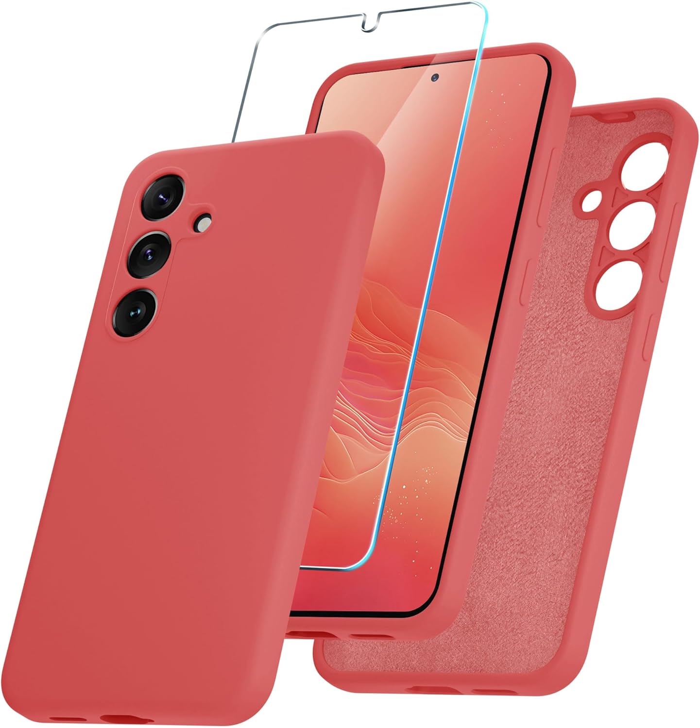 YENAPOON Capa para Samsung Galaxy A55 5G, capa de telefone de silicone ...