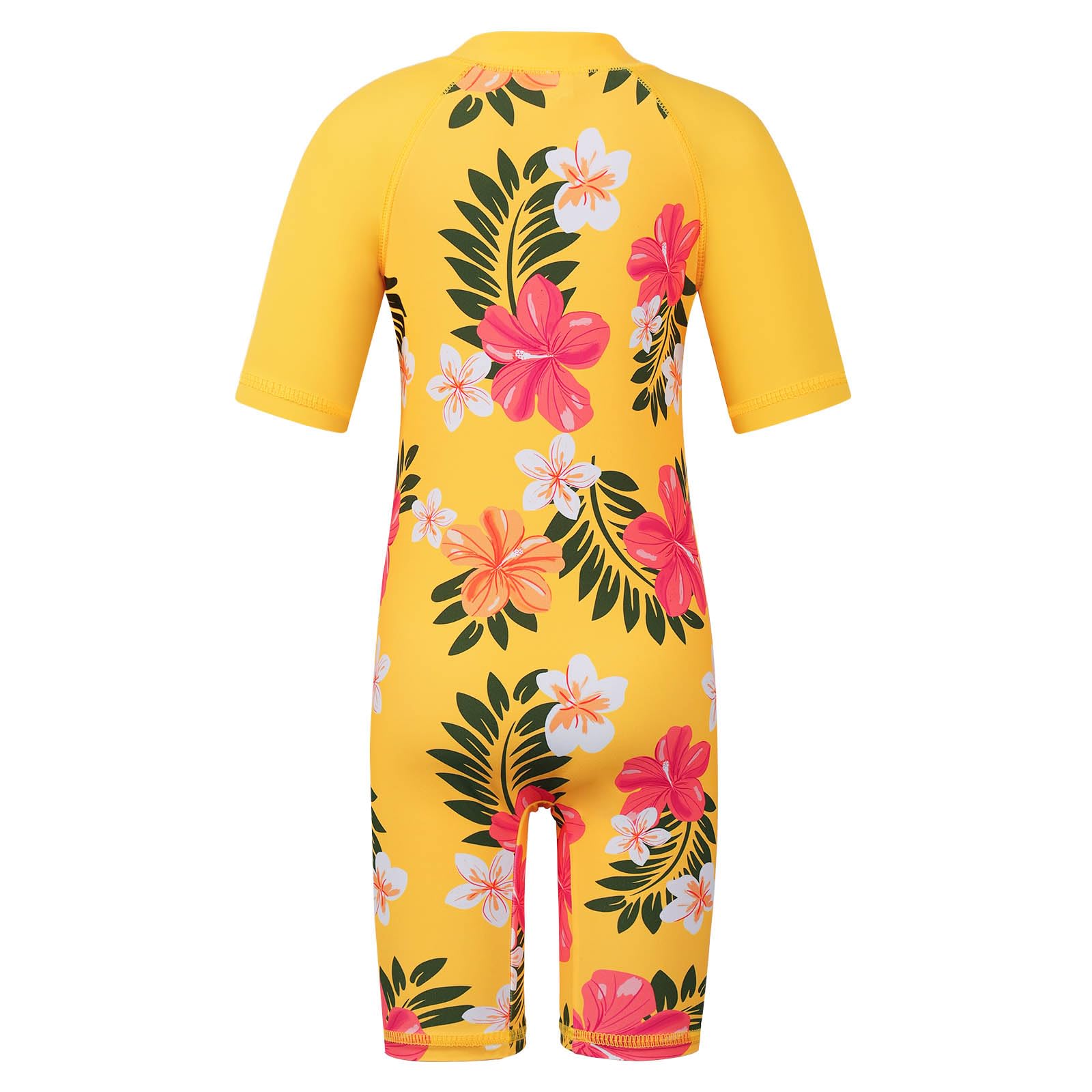 Snapklik.com : Girls Swimsuit UPF 50+ UV One Piece Swimwear Zipper ...