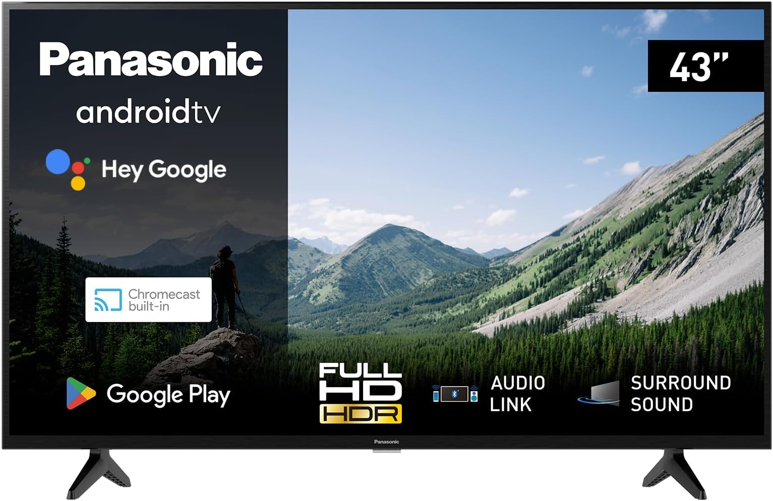 Panasonic TX-43MXW834, 43 Zoll 4K Ultra HD LED Smart 2023 TV, High Dynamic Range (HDR), Dolby ...