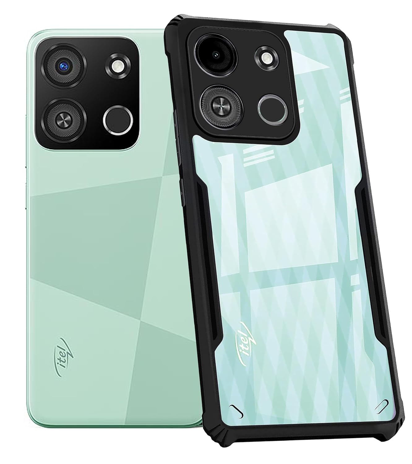 CaseLord Mobile Back Case Cover for itel A05s Crystal Clear Non ...