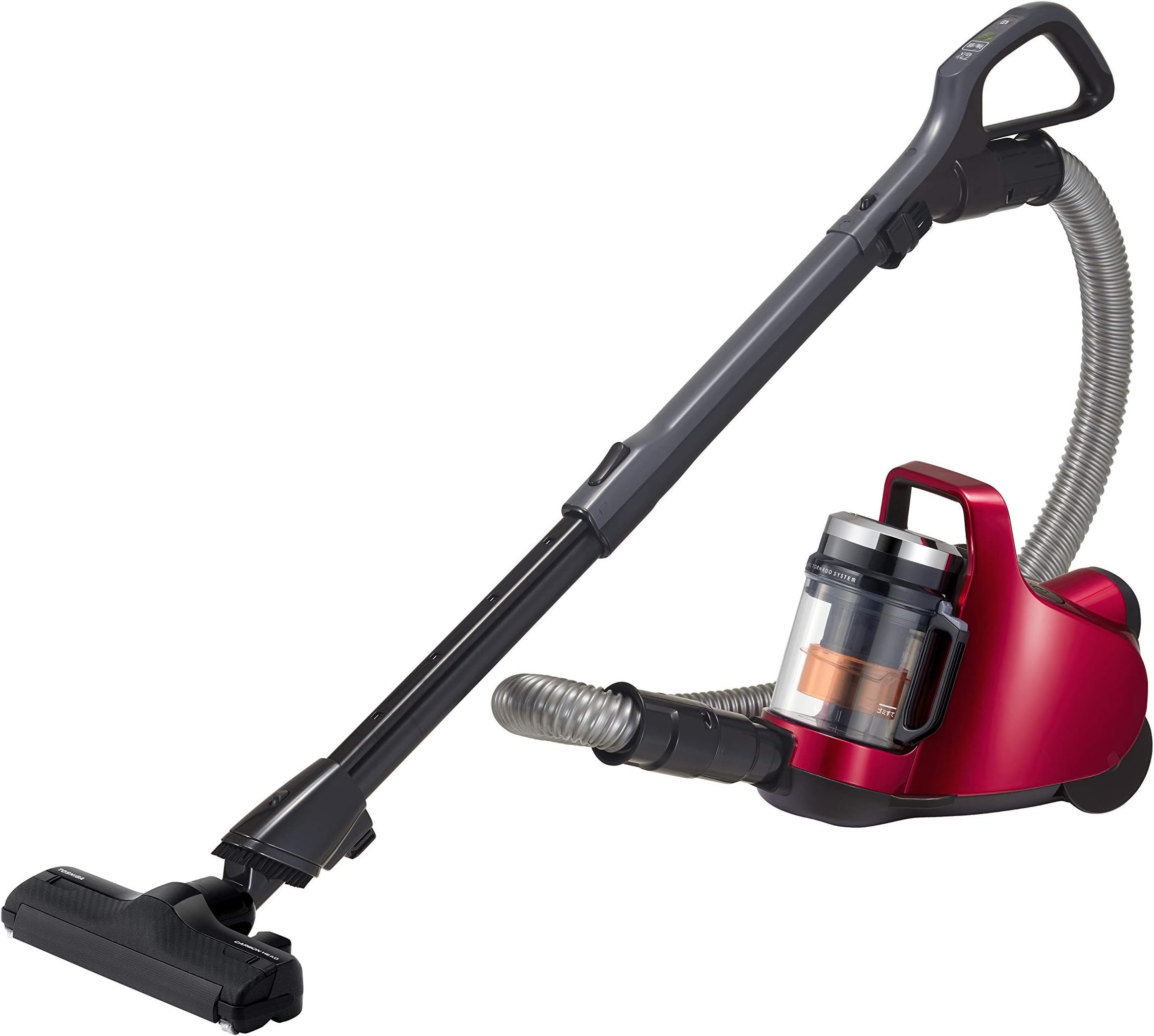 Amazon | [山善] 掃除機 サイクロン クリーナー キャニスター掃除機 コード式 軽量 コンパクト すき間ノズル ブラシノズル 伸縮 ...