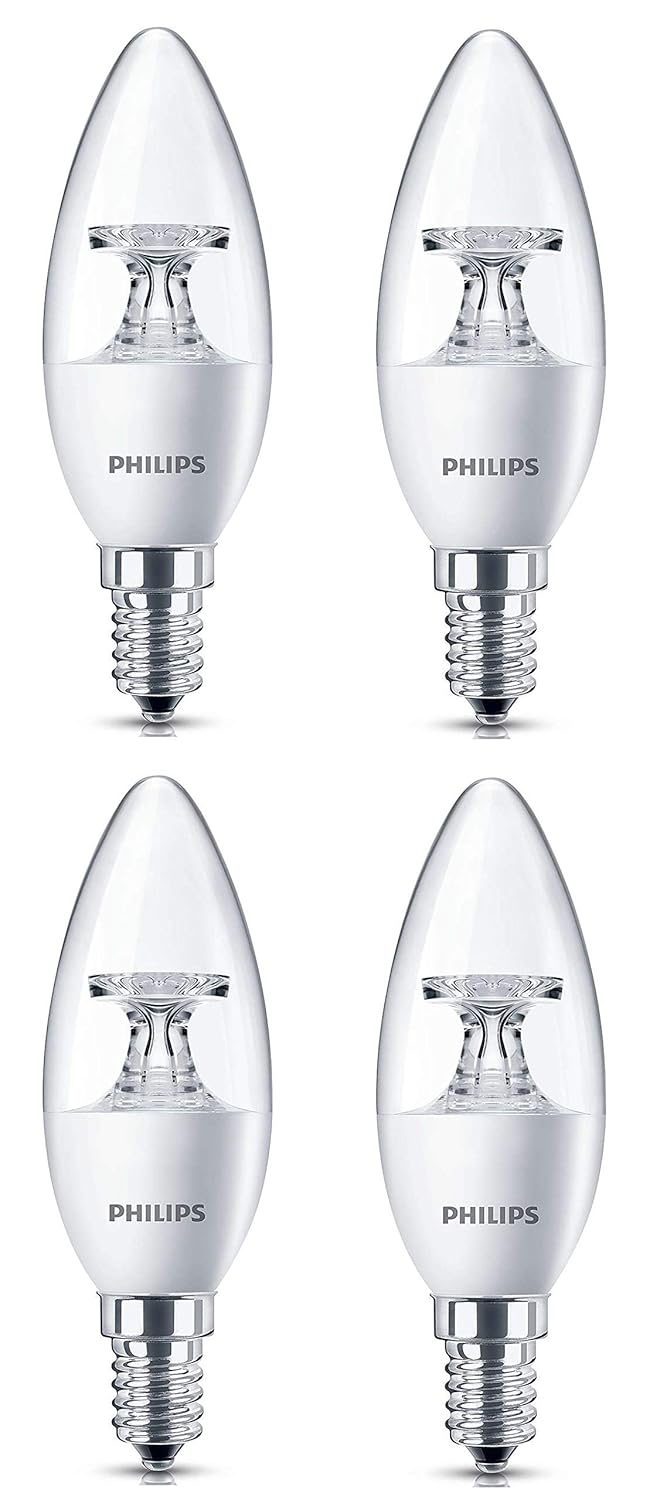 Buy PHILIPS 4-Watts e14 LED Warm White Bulb, Pack of 4 Online at Low ...