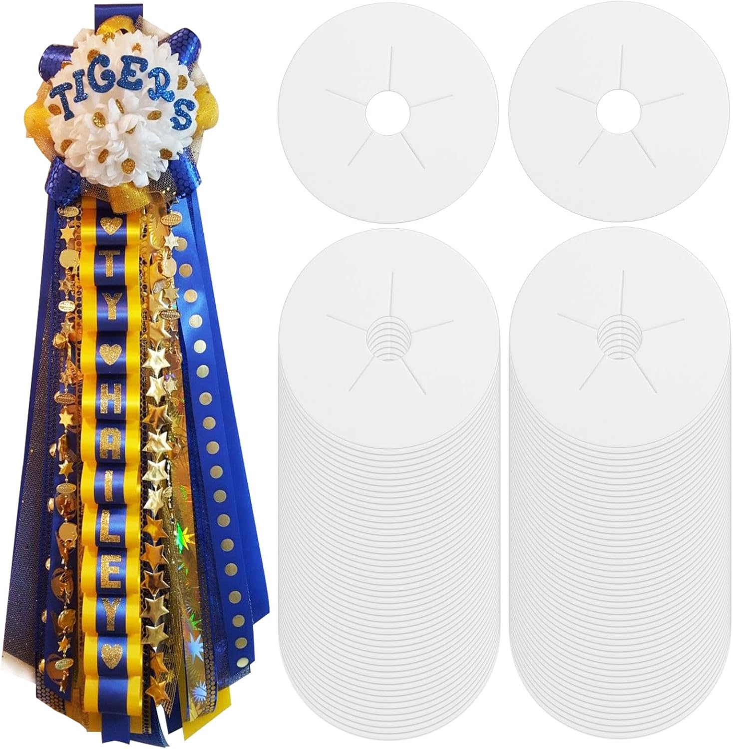 Amazon.com : 120 Pcs Homecoming Mum Supplies Paper Homecoming Mum ...