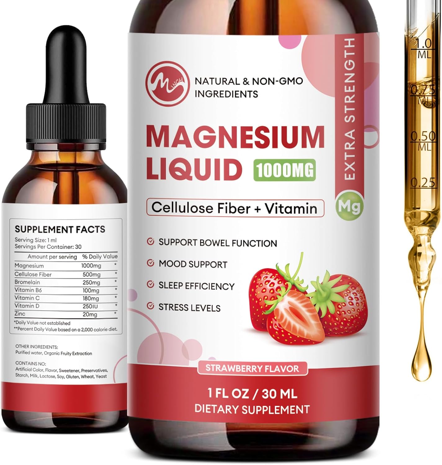 Amazon.com: Magnesium Glycinate Liquid, 1000mg Magnesium Liquid ...