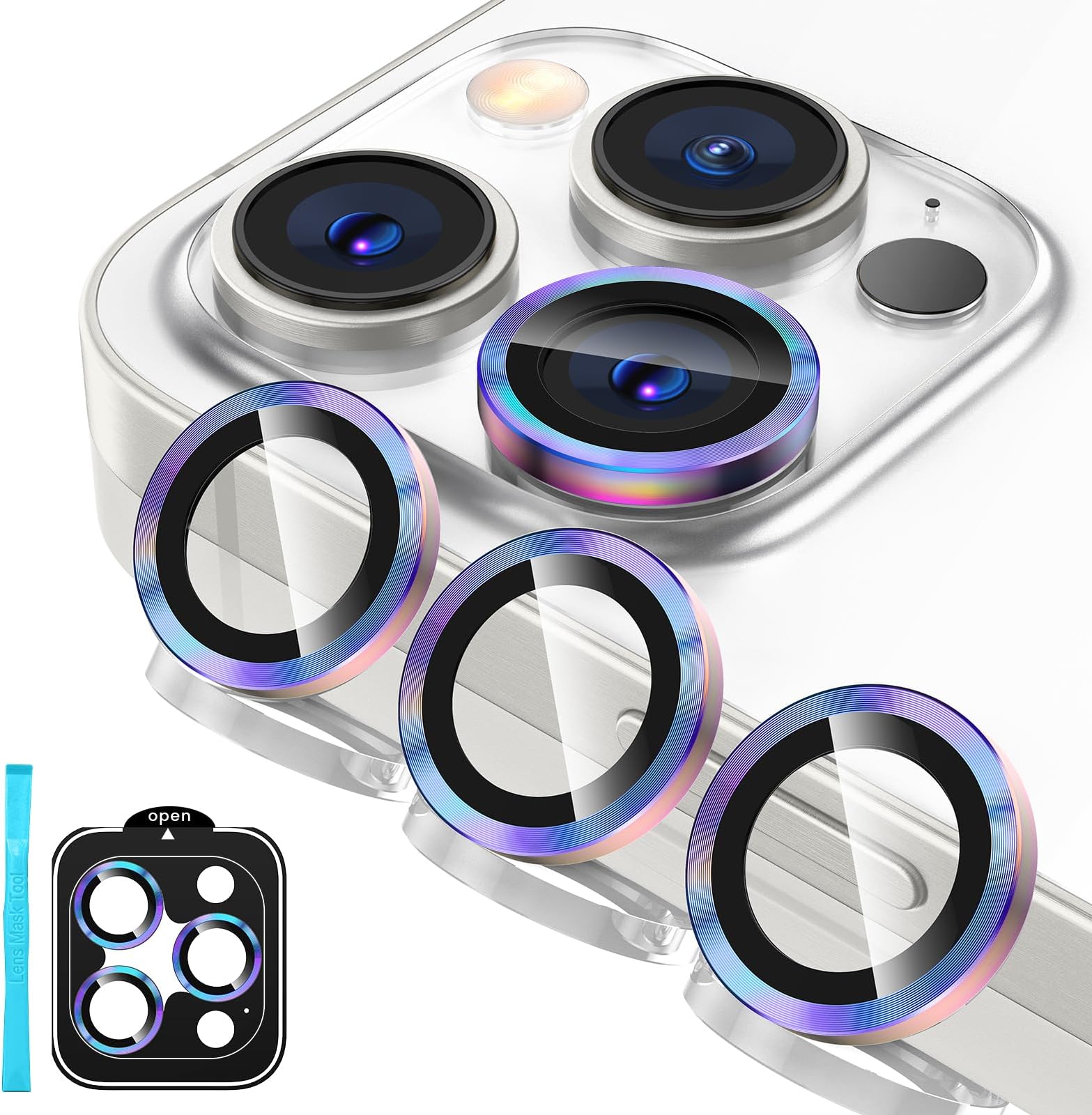 Amazon.com: Tensea for iPhone 15 Pro/iPhone 15 Pro Max Camera Lens ...