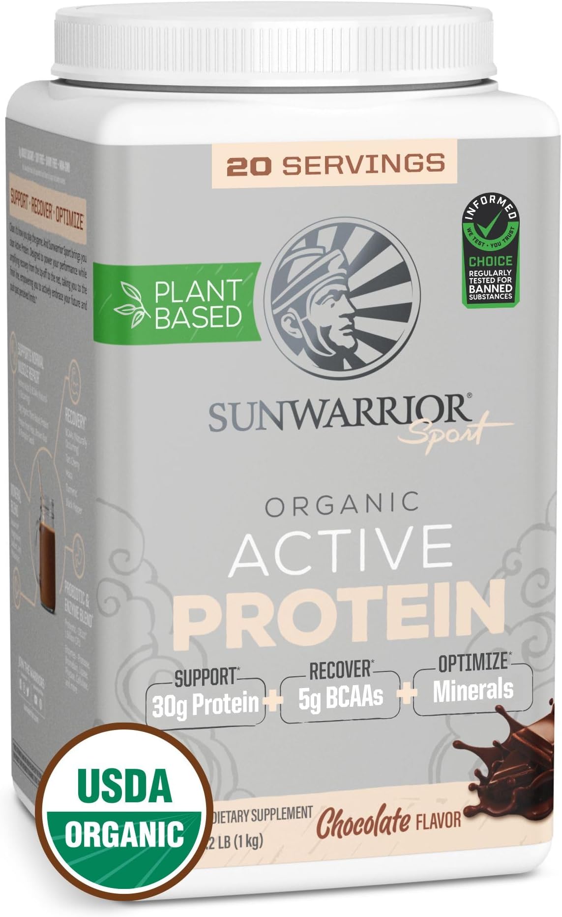 Amazon.com: SOTRU Organic Vegan Protein Powder - Whole Food, Plant ...