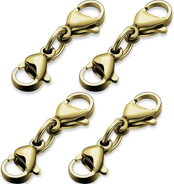 Amazon.com: Double Lobster Clasp Extender Double Claw Connector ...