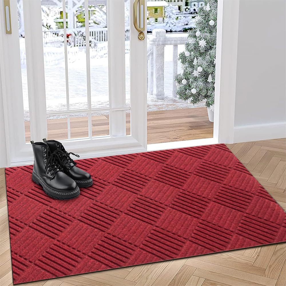 Amazon.com: Door Mat Outdoor, Heavy Duty Durable Welcome Mat Outside ...
