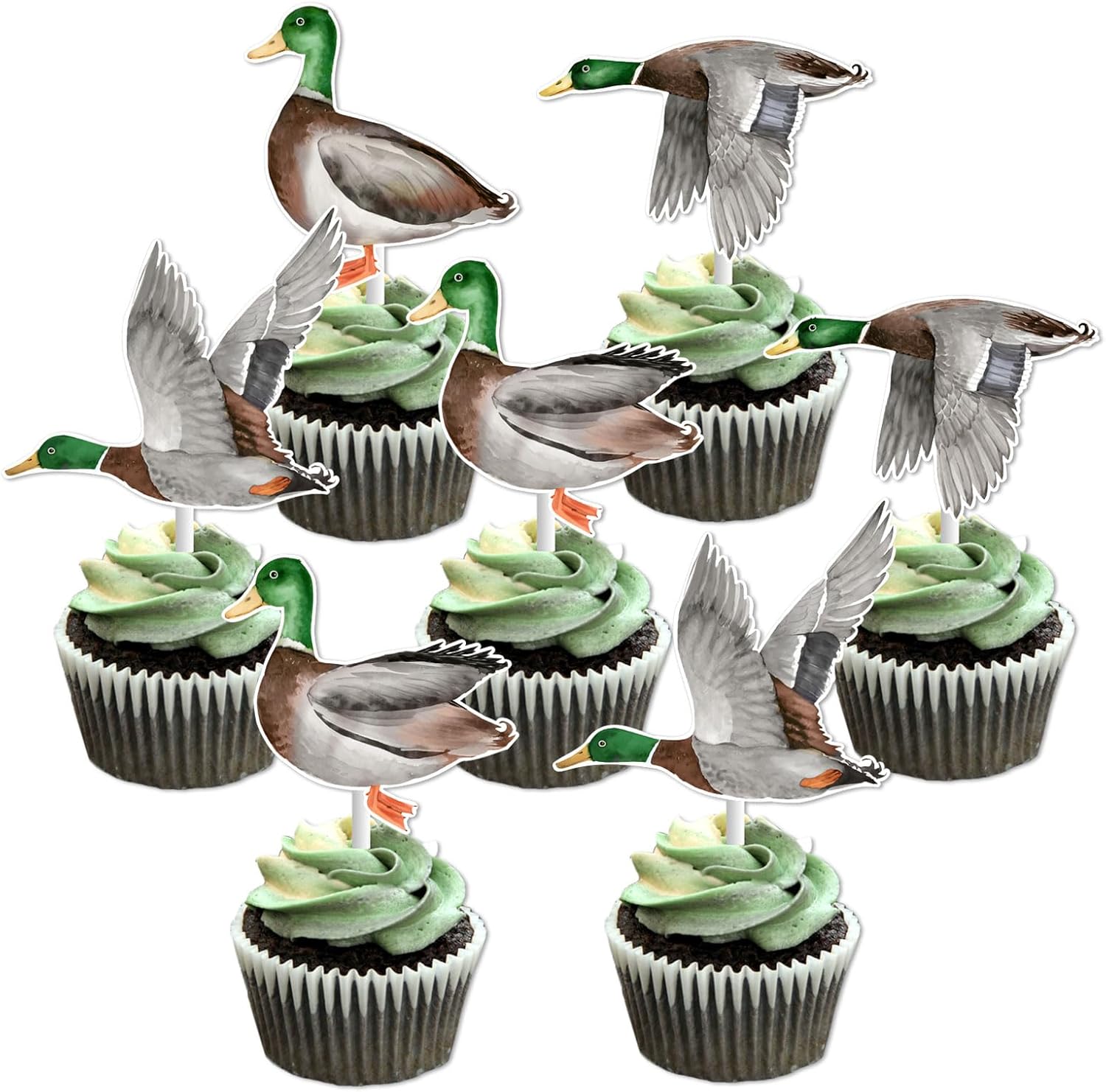 Amazon.com: Sursurprise Hunting Party Decorations, 24pcs Mallard Duck ...