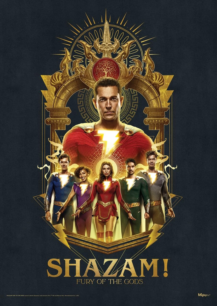 Amazon.com: MIGHTYPRINT DC Comics – Shazam! Fury Of The Gods ...