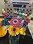 LEGO Icons Wildflower Bouquet Set - Artificial Flowers with Poppies and ...