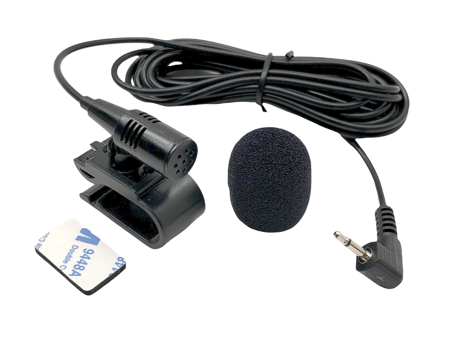 2.5mm Microphone Mic Handsfree in-Dash Car Stereo Receiver Compatible ...