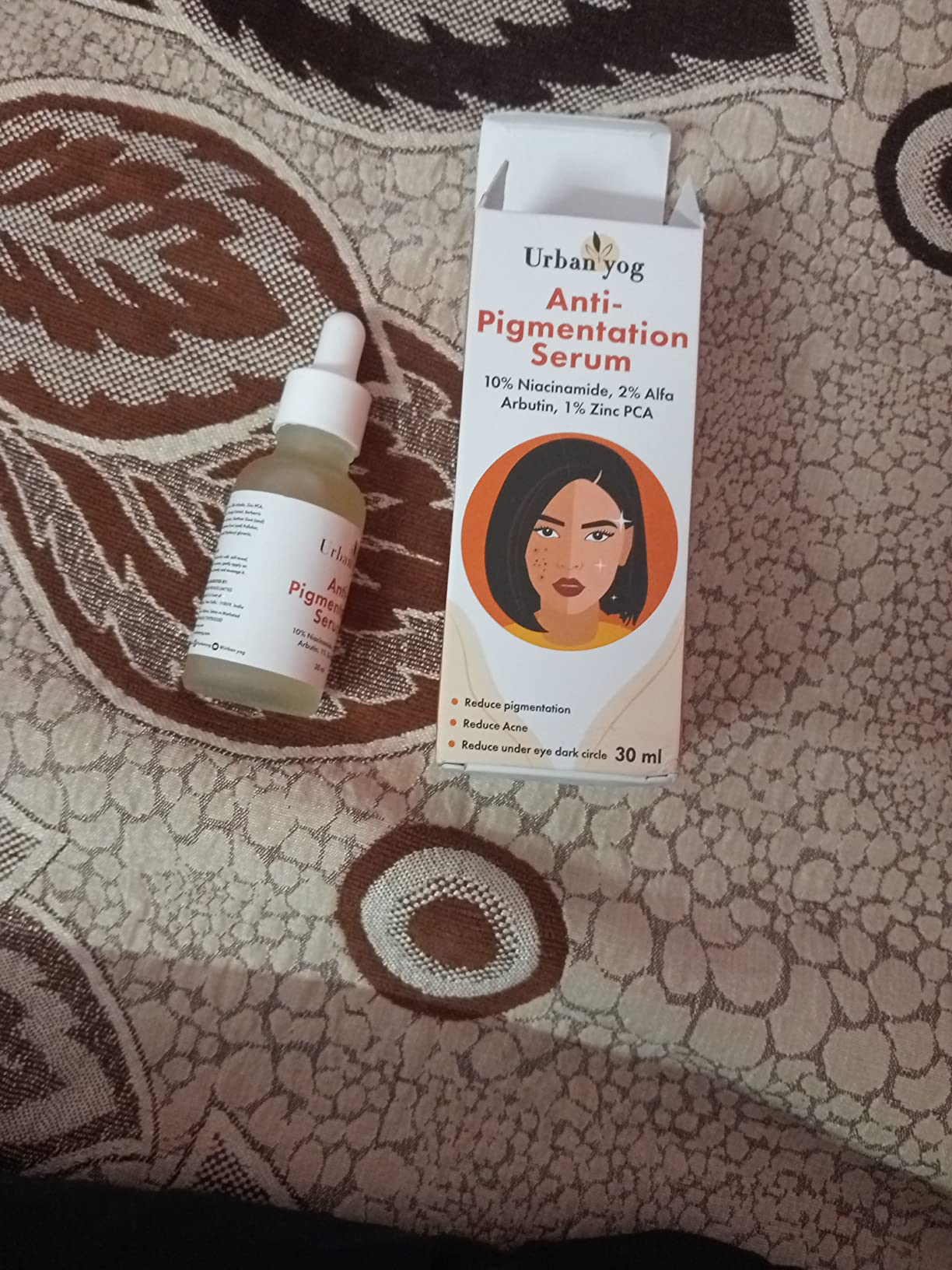 Urban Yog Face Care Combo Kit- Anti-Pigmentation Serum (30 ml) and Acne ...