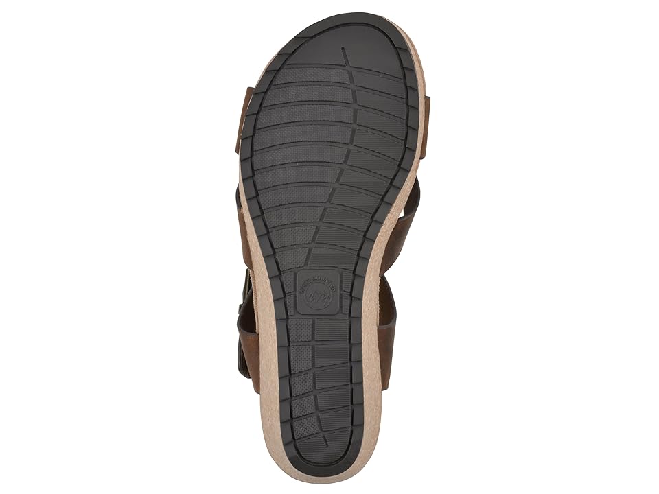 White Mountain Prezo (Brown/ Leather) Women's Sandals International Shipping