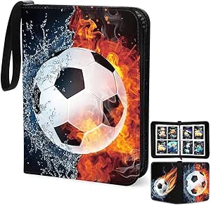 Lotvic Football Card Holder, 400 Pockets Football Card Binder, Football ...