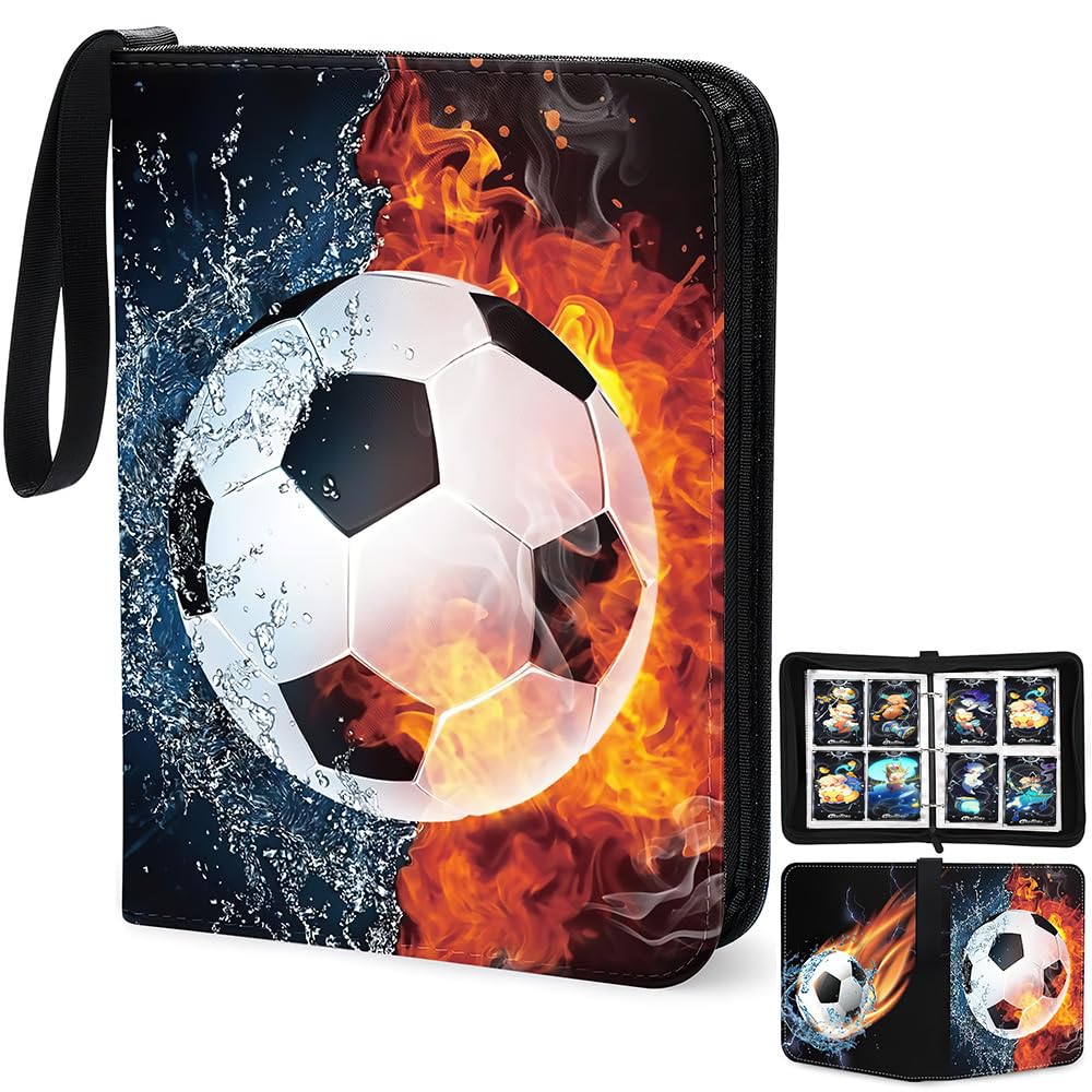 Lotvic Football Card Holder, 400 Pockets Football Card Binder, Football ...