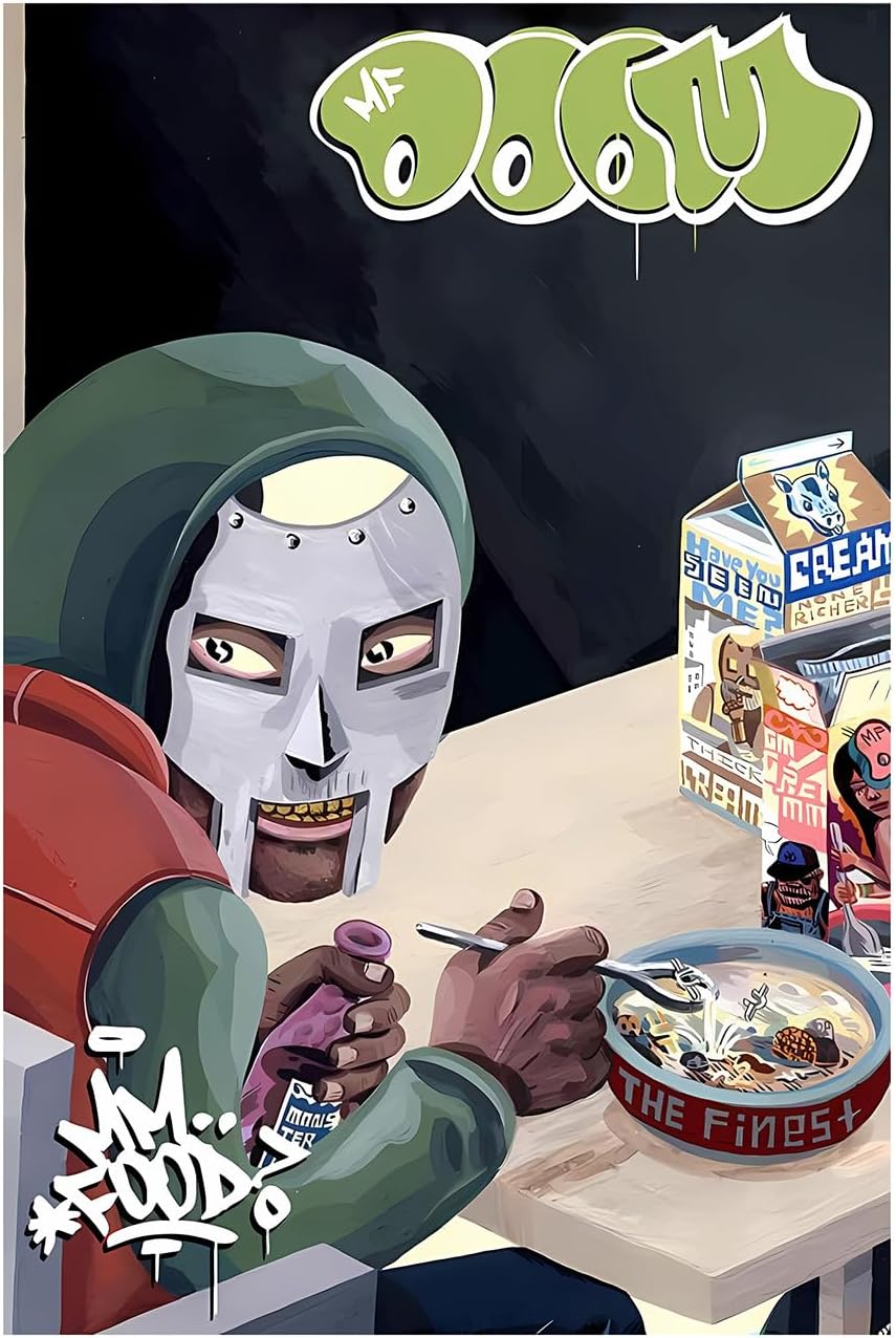 Amazon.com: MCERMR Mf Doom Poster Comics Music Rapper Posters Prints ...