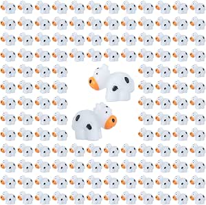 Amazon.com: DWWPOO 138 Pcs Mini Resin Cows Bulk Animals for Hiding ...
