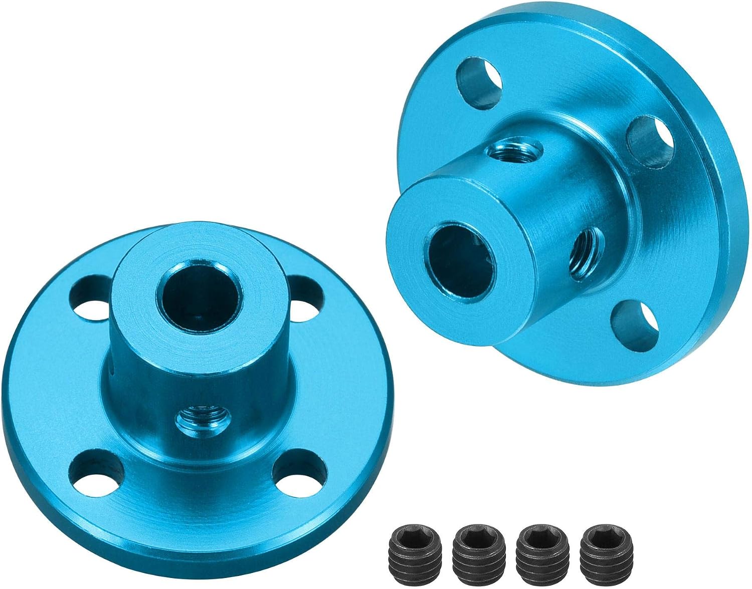 Motor Coupler Uxcell 4mm Inner Dia H12D10 Rigid Flange Coupling Motor ...