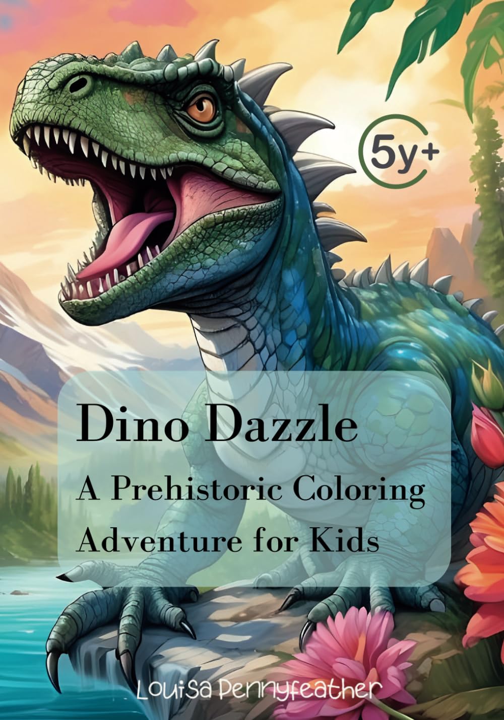 Dino Dazzle: A Prehistoric Coloring Adventure for Kids: Pennyfeather ...