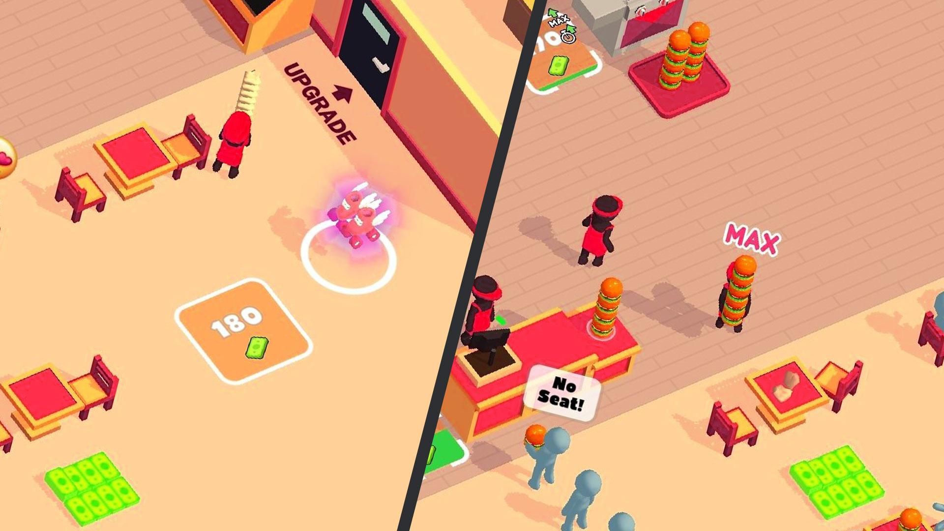 Idle Burger Restaurant Rush: Burger Empire Business Tycoon Game - App ...