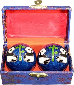 Amazon.com: 2Pcs Hand Massage Balls Chinese Baoding Balls with Storage ...