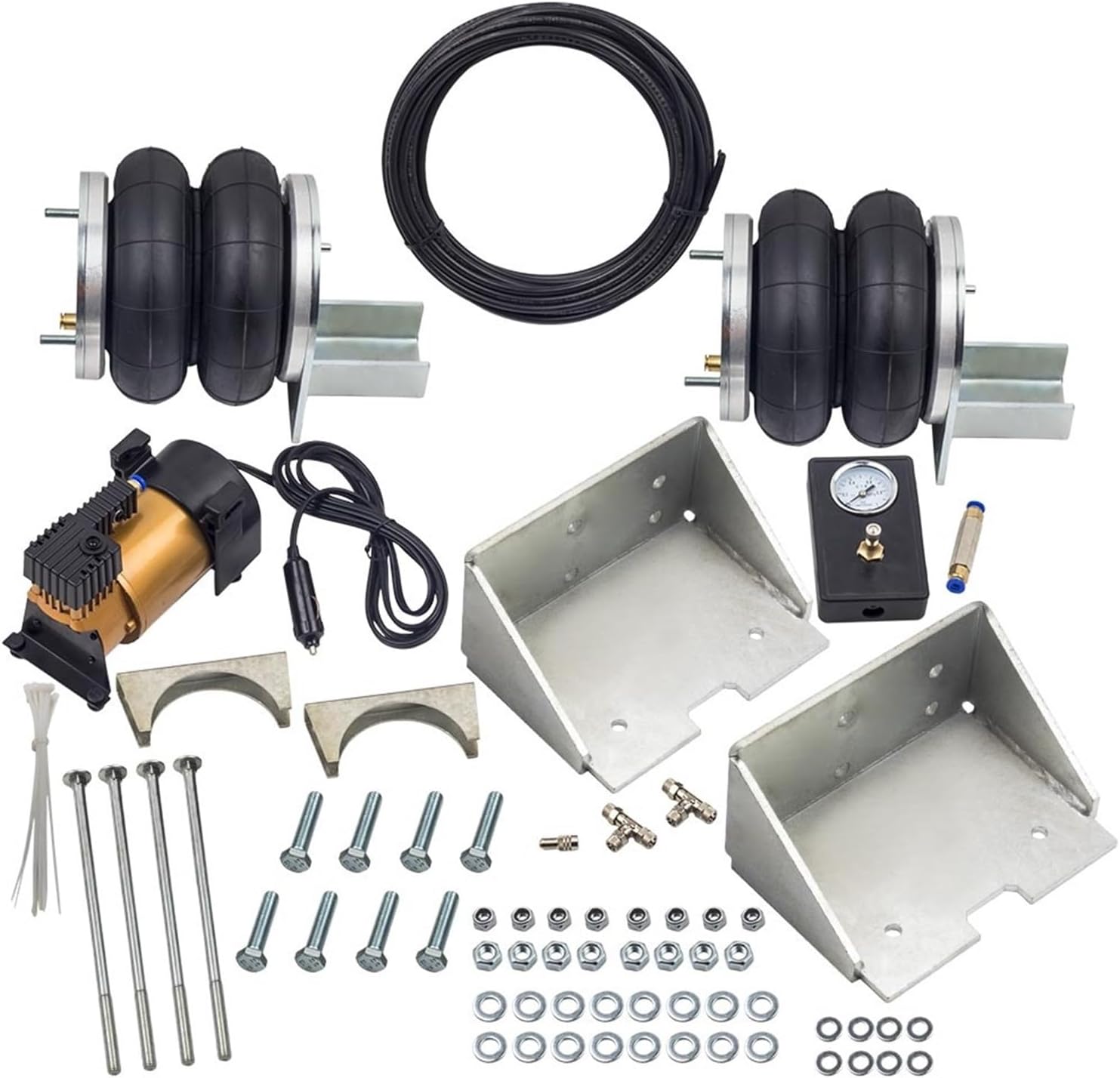 Air Spring Suspension Bags with Compressor Kit Compatible With Iveco ...