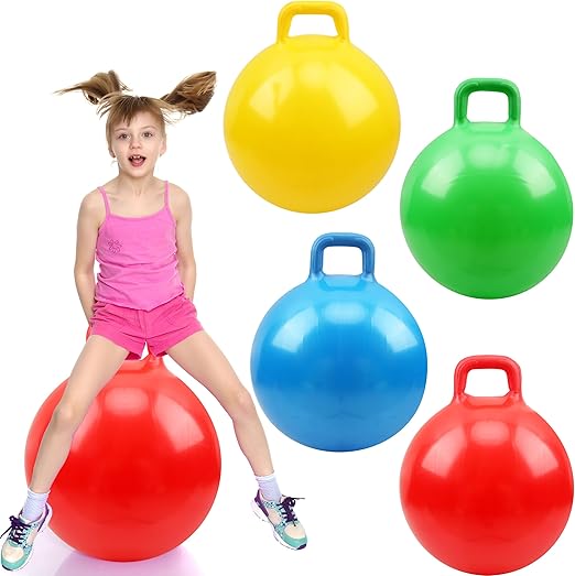 Amazon.com: Sonarun 4 Pack 22 Inch Colorful Hopper Bouncy Ball ...