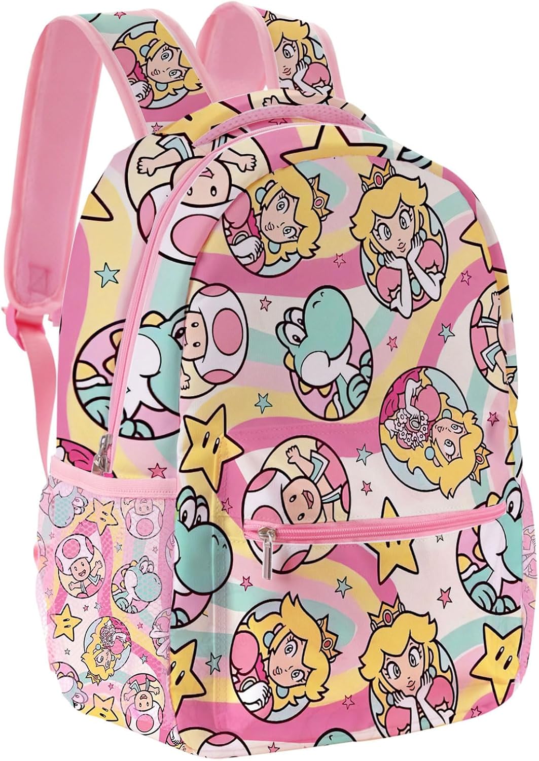 Amazon.com: HZDALRZO Peachy Princess Backpack Lightweight Anime 3D Game ...