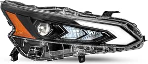 Amazon.com: JSBOYAT Full LED Projector Headlight Assembly Replacement ...