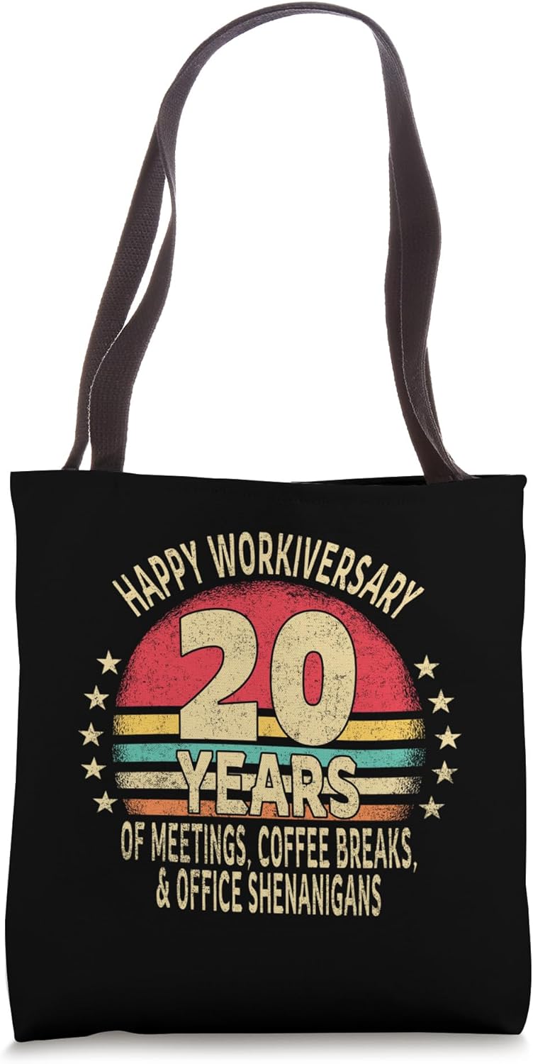 Amazon.com: Funny 20th Work Anniversary - Happy Workiversary 20 Years ...