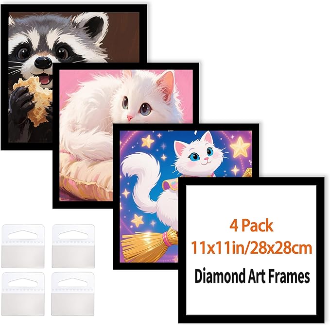 Amazon.com: Diamond Art Frame 12x12 Inch - Diamond Frames 30x30 cm ...