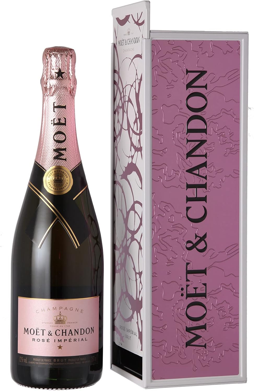 Moët & Chandon Rosé Impérial Champagner in exklusiver Geschenkpackung ...