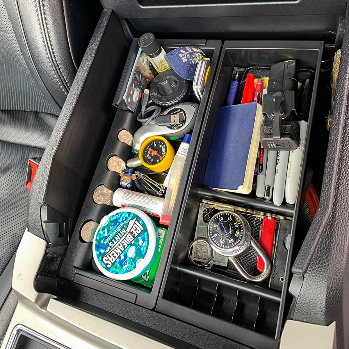 Buy EDBETOS Center Console Organizer Compatible with Ford F150 ...